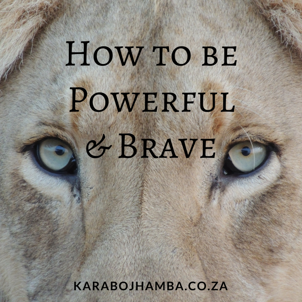 How to be Powerful and Brave | Karabo Jhamba